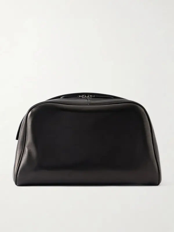 THE ROW Leila Leather Clutch