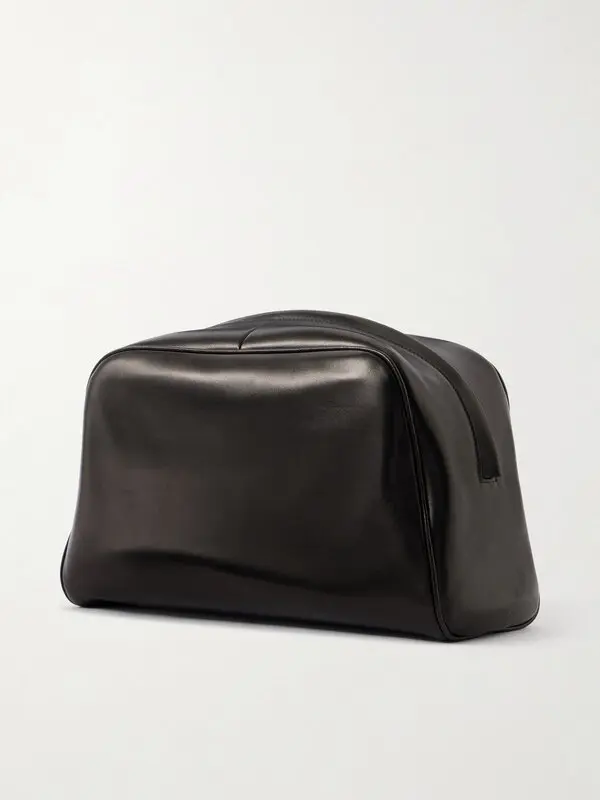 THE ROW Leila Leather Clutch