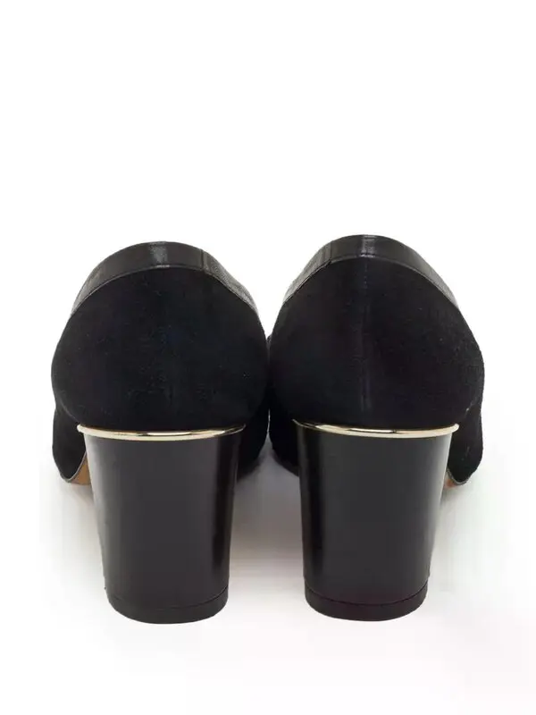 Carolina Herrera Suede Heeled Pumps