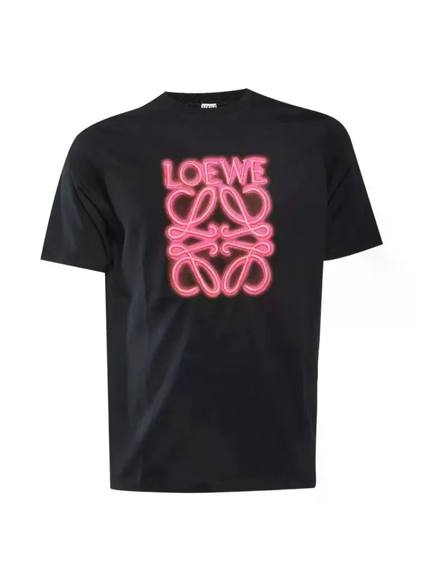Loewe Anagram-print Neon T-shirt