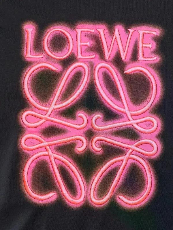 Loewe Anagram-print Neon T-shirt