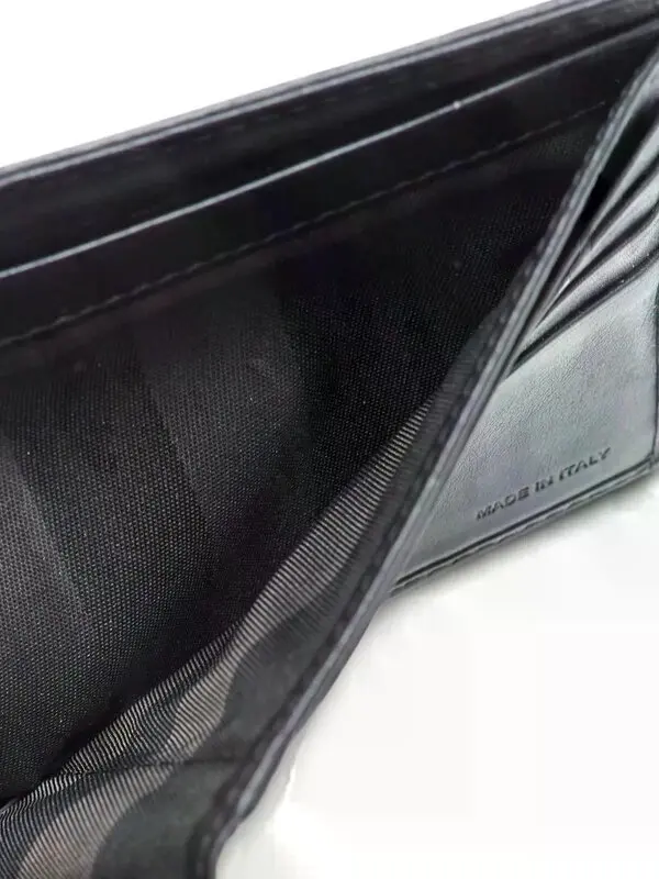 Burberry Pebbled Bi-fold Wallet - Black