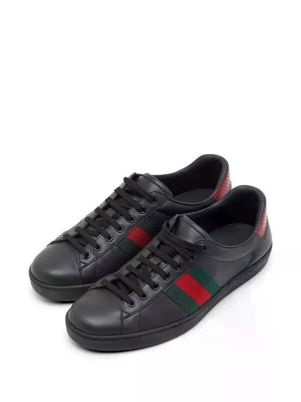 Gucci Ace Web Low-top Sneakers