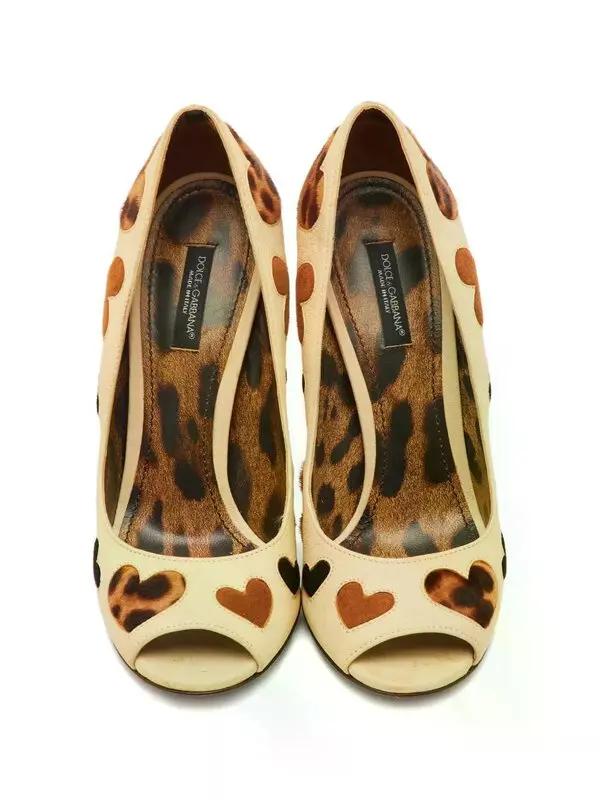 Dolce & Gabbana Suede Heart Pumps