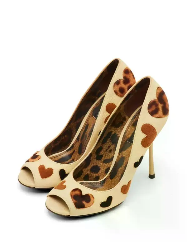 Dolce & Gabbana Suede Heart Pumps