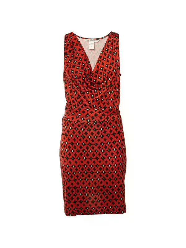 Diane Von Furstenberg Keesa Geometric-print Dress