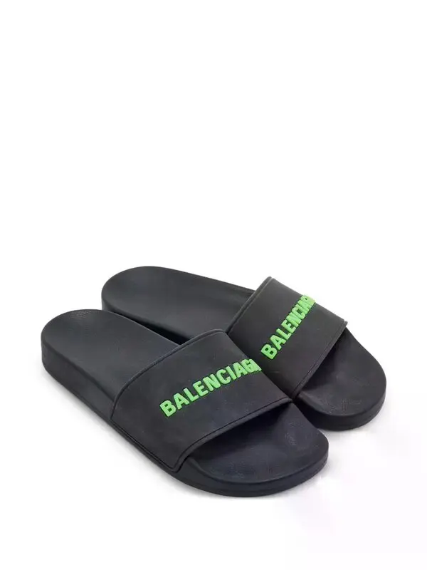 Balenciaga Logo-detail Slides