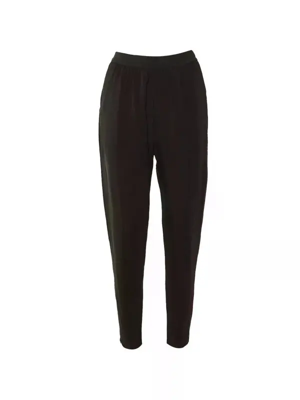 Celine Crepe Texture Pleated Trousers