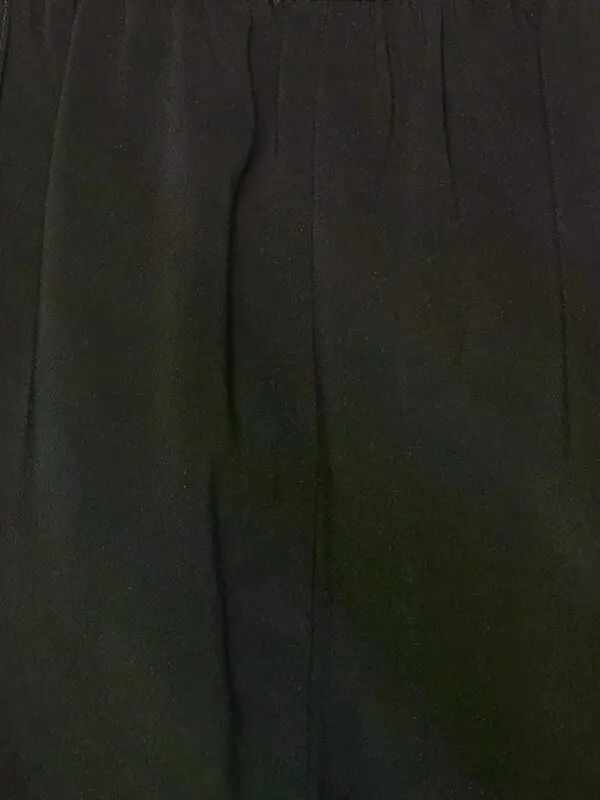 Celine Crepe Texture Pleated Trousers