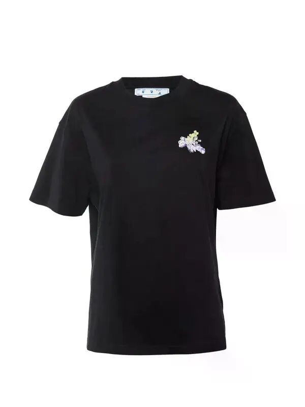 Off-White Floral Print T-shirt