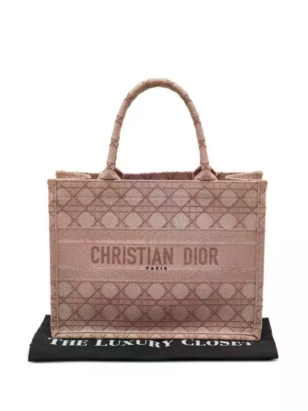 Dior Medium Book Tote Bag - Pink