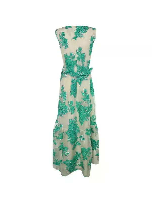 Roberto Cavalli Embroidered Tulle Maxi Dress