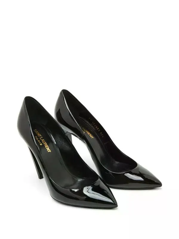Saint Laurent Patent Leather Pointed-toe Pumps