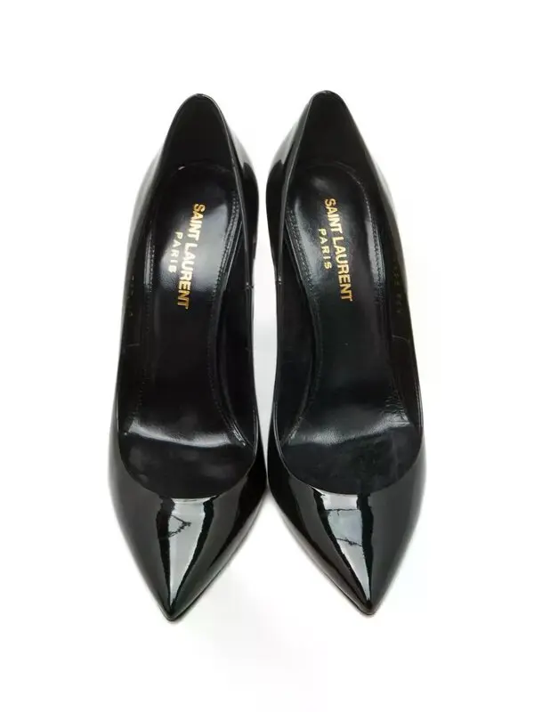 Saint Laurent Patent Leather Pointed-toe Pumps