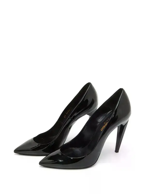 Saint Laurent Patent Leather Pointed-toe Pumps