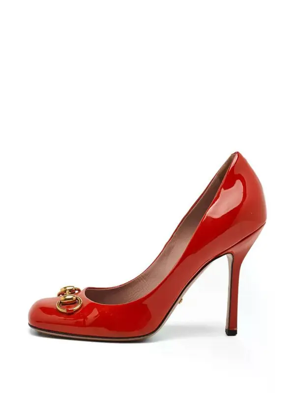 Gucci Horsebit Patent Leather Pumps