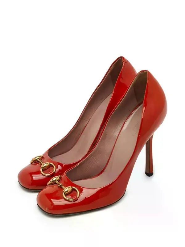 Gucci Horsebit Patent Leather Pumps