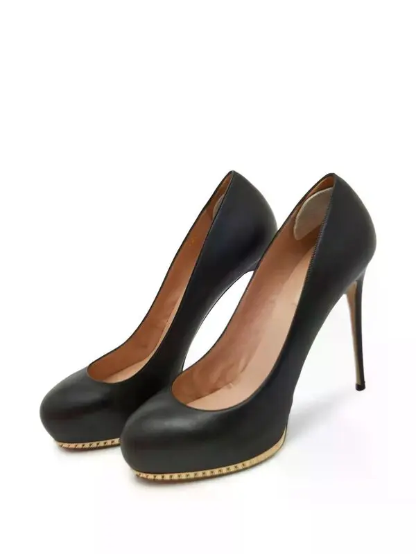 Valentino Garavani Rockstud Leather Heeled Pumps