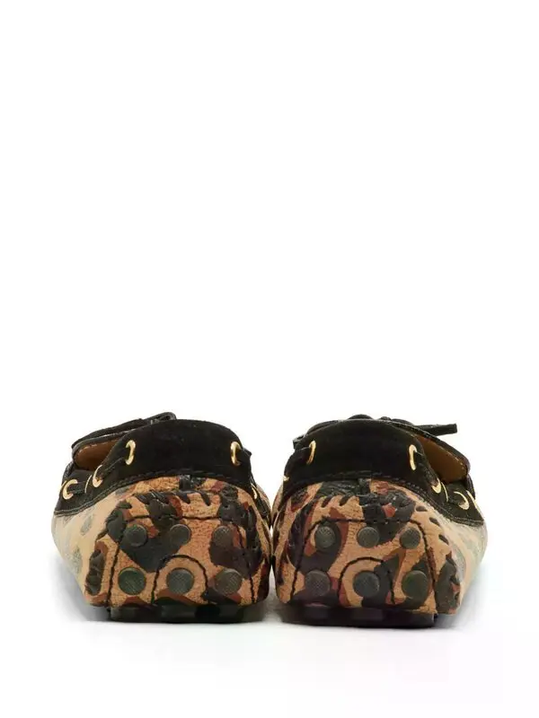 LOUIS VUITTON Gloria Leopard-print Loafers