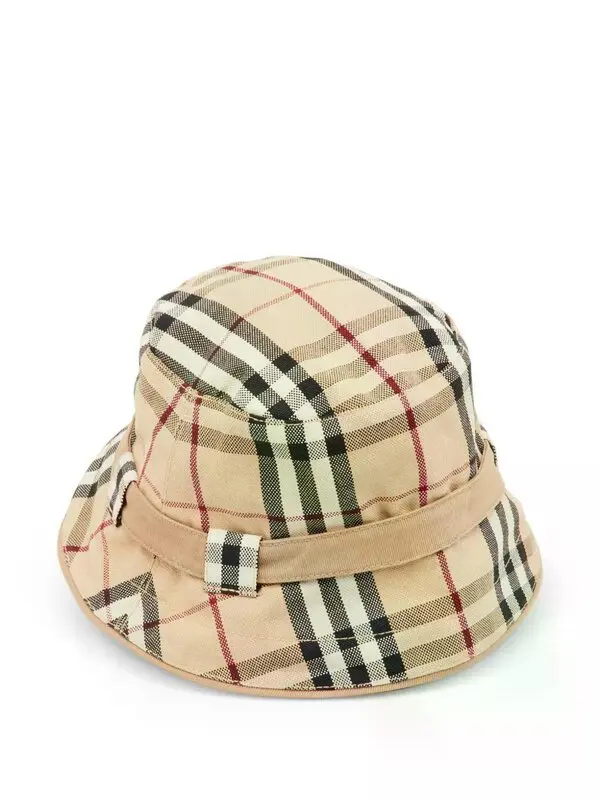 Burberry Check-print Bucket Hat - Neutrals
