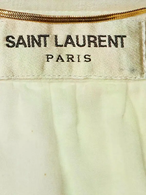 Saint Laurent Patterned Tiered Skirt