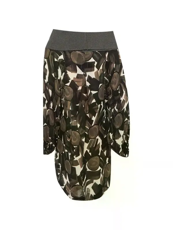 Kenzo Printed High-neck Dress