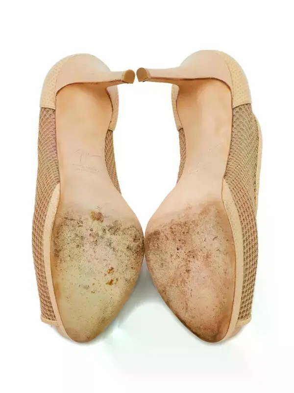 GIUSEPPE ZANOTTI Lizard-embossed Pumps