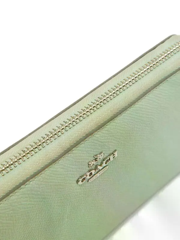 COACH Zip-around Leather Wallet