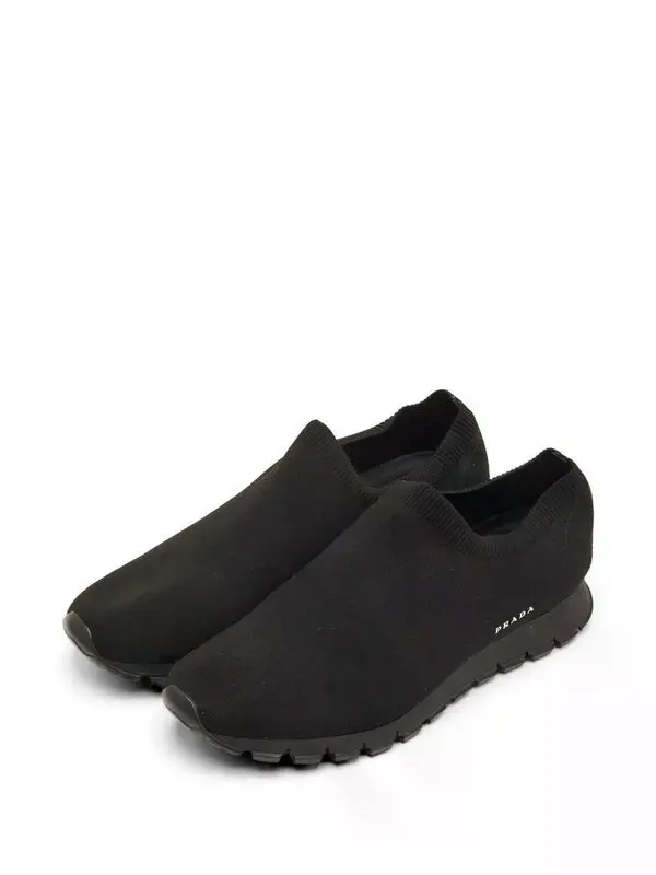 Prada Knit Slip-on Sneakers