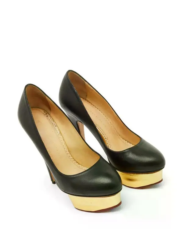 CHARLOTTE OLYMPIA Dolly Platform Pumps - Black