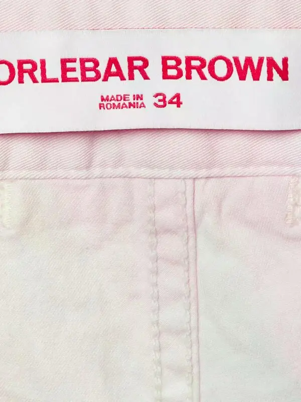 Orlebar Brown Tonal Stitching Cotton Shorts