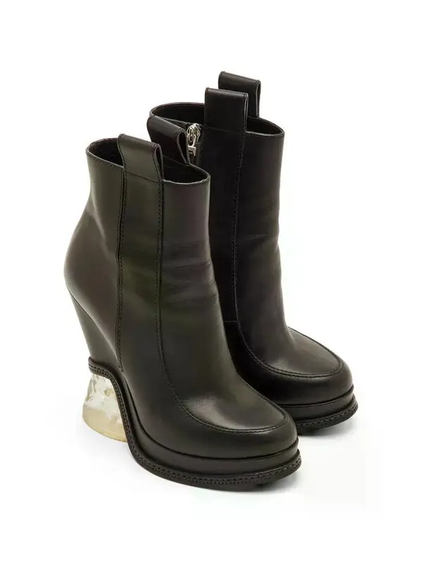Fendi Leather Ankle Boots