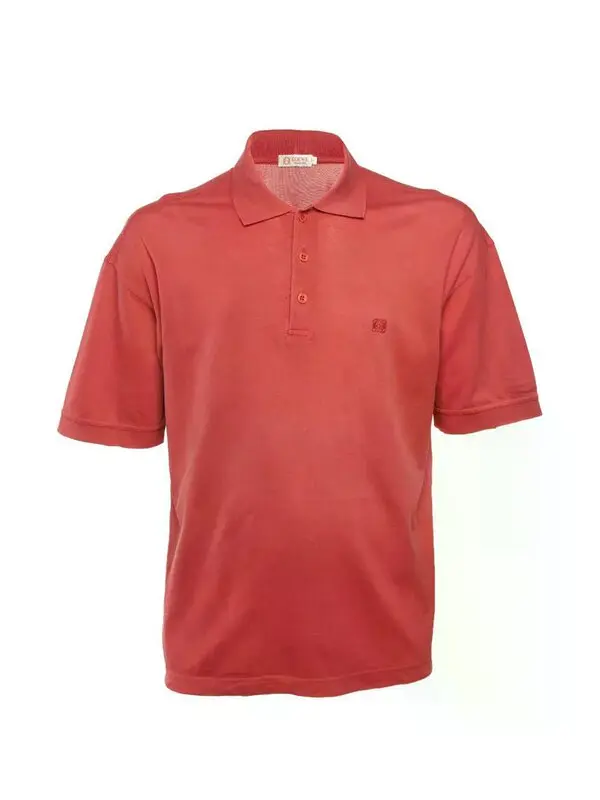 Loewe Anagram Embroidered Polo Shirt