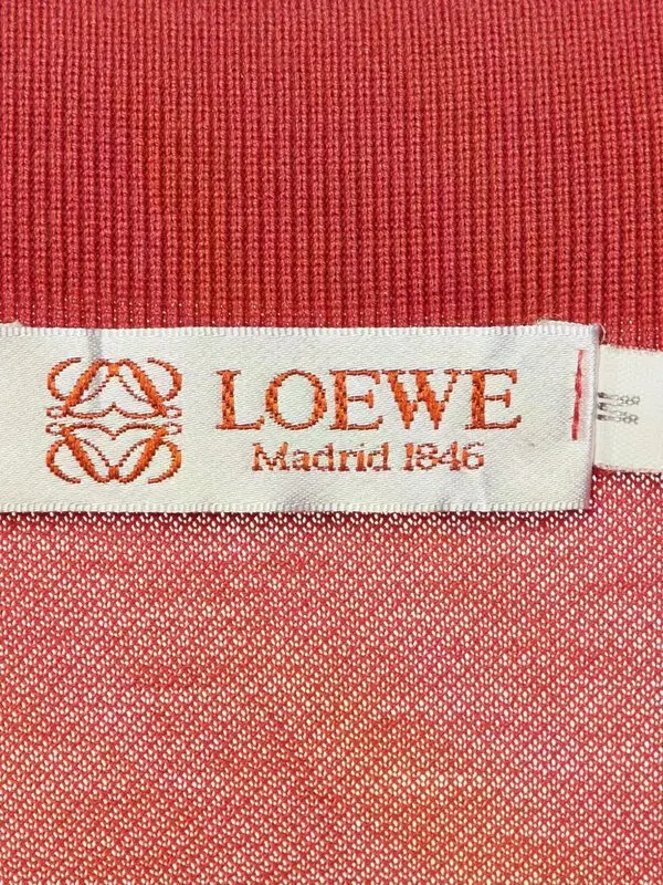 Loewe Anagram Embroidered Polo Shirt