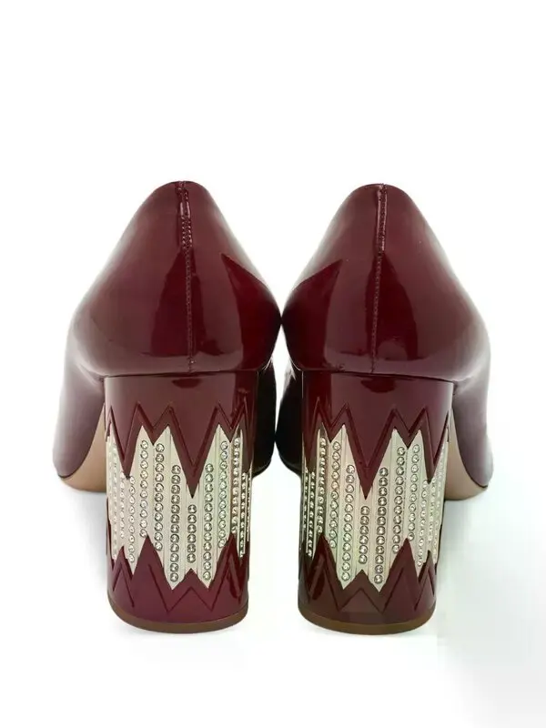 Miu Miu Peep-toe Crystal-embellished Pumps