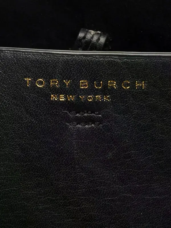 Tory Burch Block-t Leather Tote Bag