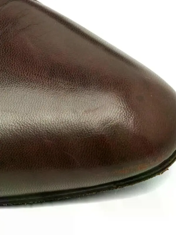Gucci Buckled Leather Ankle Boots