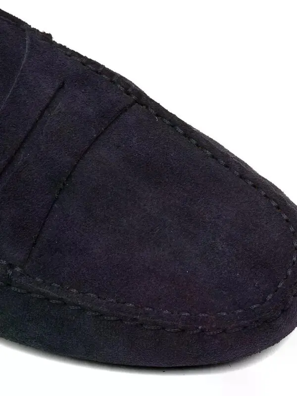 TOD'S Gommino Nubuck Loafers - Blue