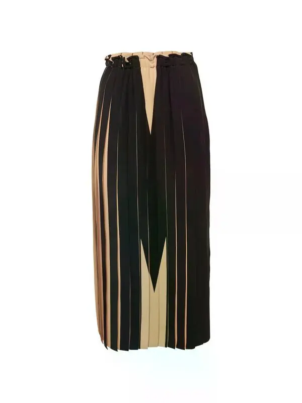 MAISON MARGIELA Pleated Midi Skirt