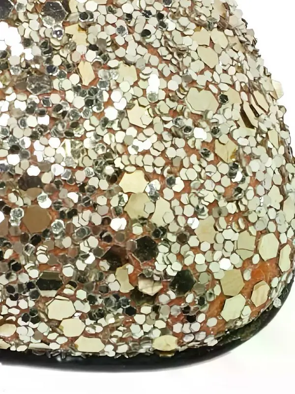 GIUSEPPE ZANOTTI Glitter Round-toe Pumps