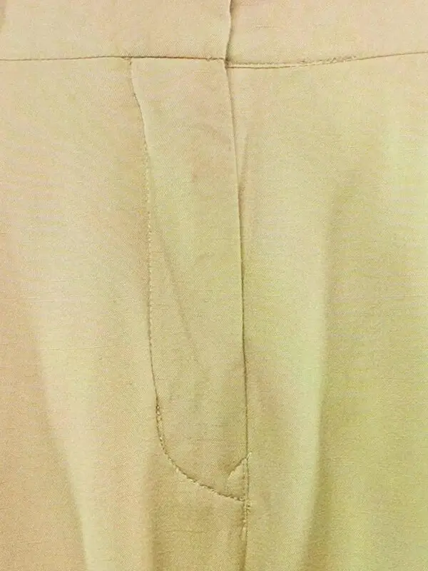 Stella McCartney Crepe Pleated Cropped Trousers
