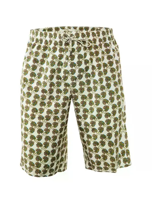 Dolce & Gabbana Printed Swim Shorts - Neutrals