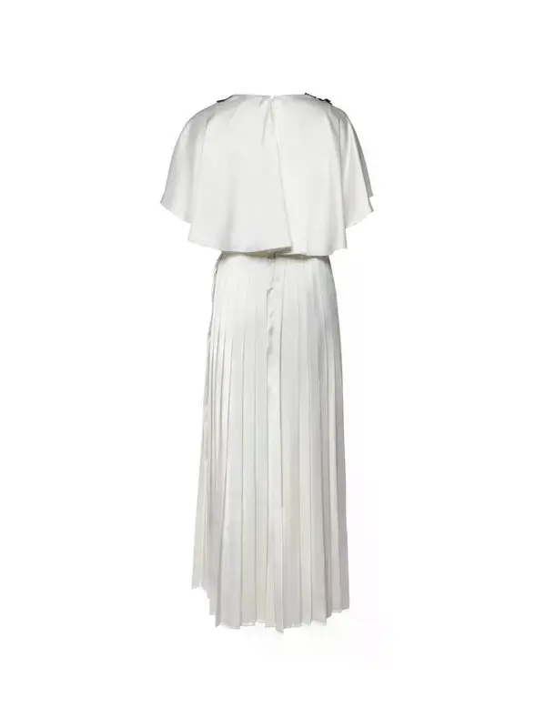 SELF-PORTRAIT Lace-trimmed Maxi Dress