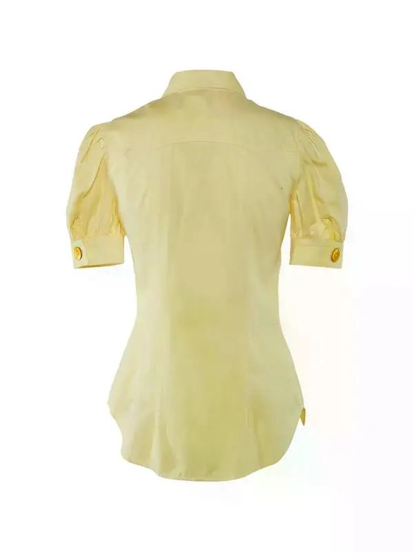 Miu Miu Cotton Ruffled Button-front Shirt