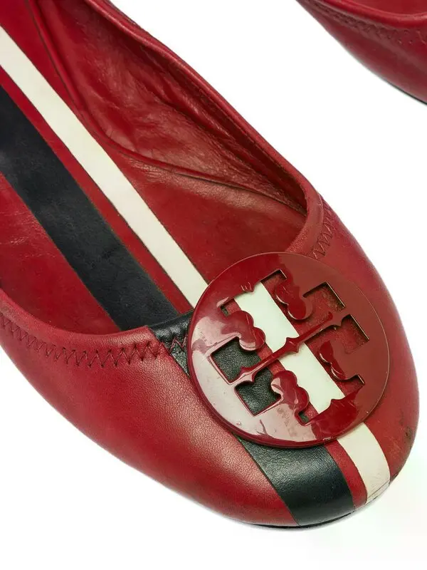 Tory Burch Logo Plaque Ballet Flats