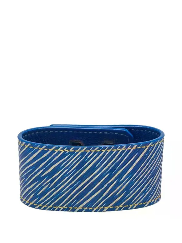LOUIS VUITTON Twist It Epi Leather Bracelet