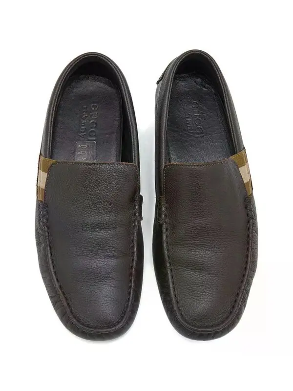 Gucci Web Detail Loafers