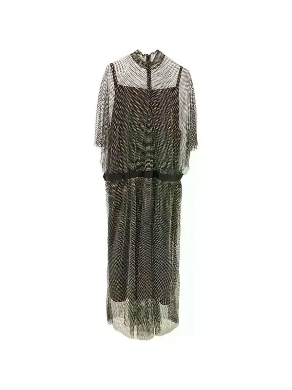 Dolce & Gabbana Rhinestone Embellished Maxi Dress