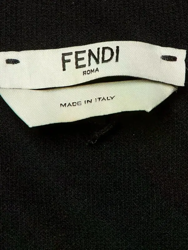 Fendi Sleeveless Patterned Midi Dress