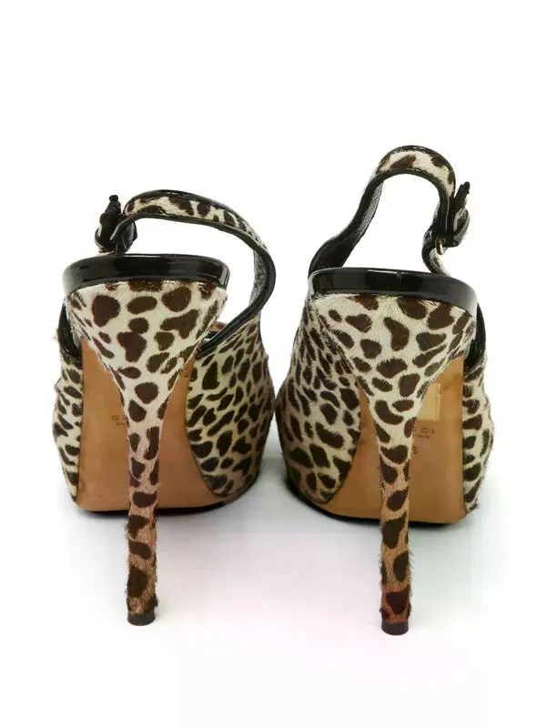 Gucci Sofia Leopard-print Stiletto Sandals